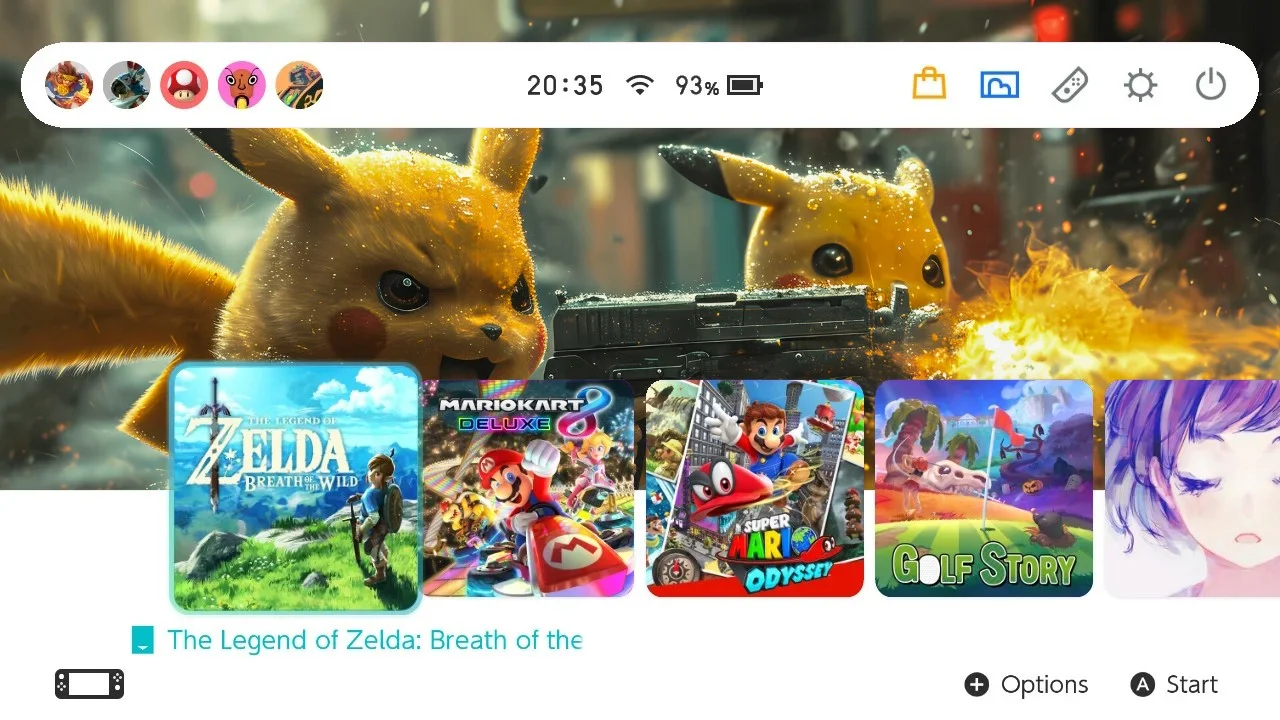 Pikachu COD 2 | Home Menu | Switch Themes | Themezer