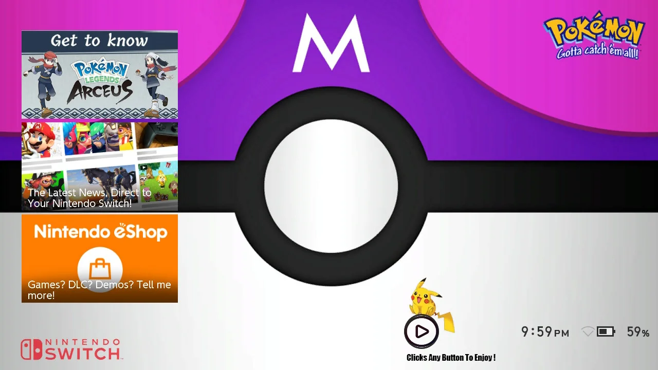 Pokemon Legend Master | Lockscreen | Switch Themes | Themezer