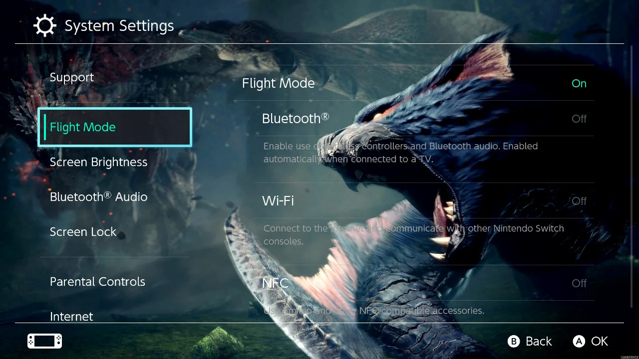 Monster Hunter settings | Settings | Switch Themes | Themezer