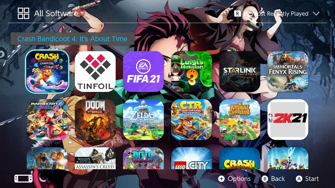 Demon Slayer Kimetsu No Yaiba allapps | All Apps | Switch Themes | Themezer
