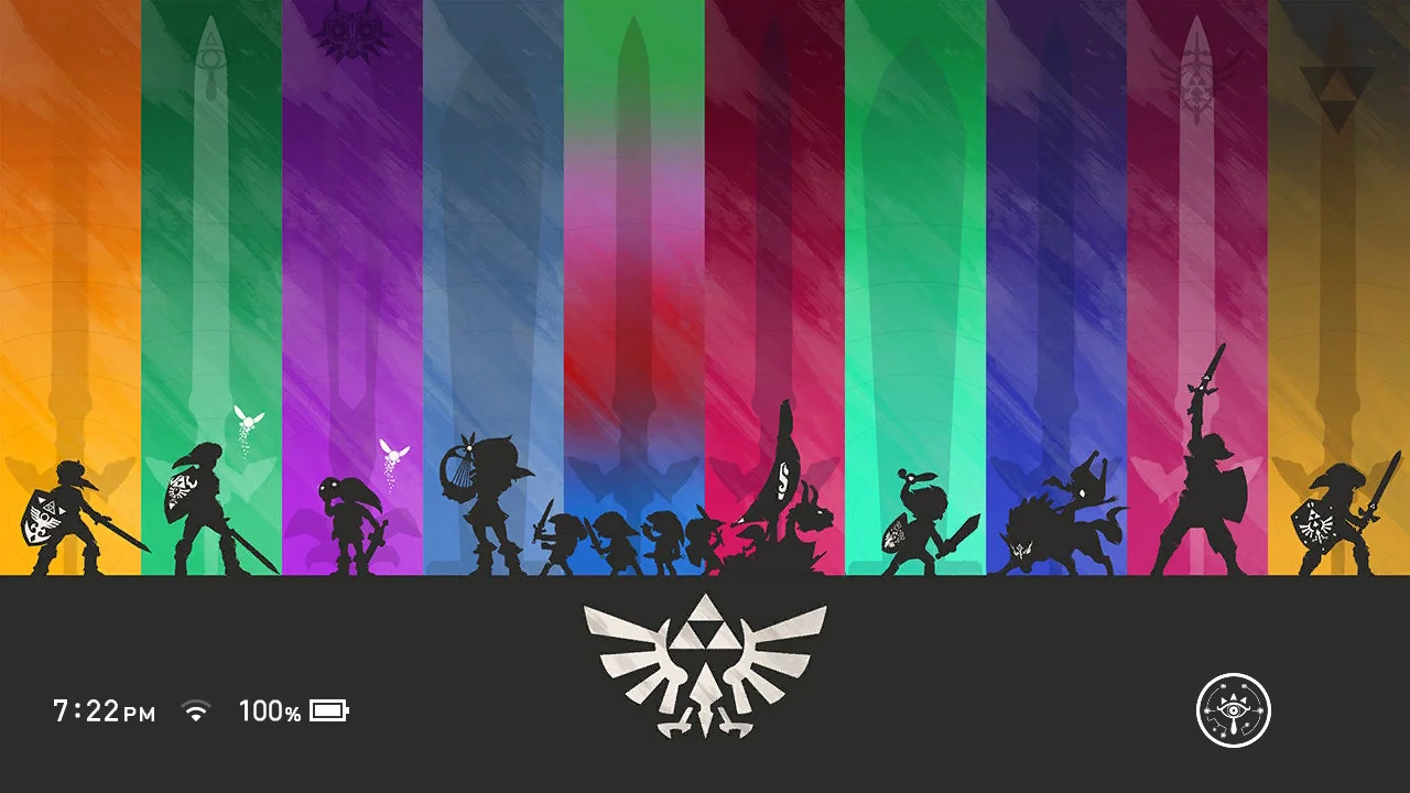 Minimalist Zelda - Lock Screen | Lockscreen | Switch Themes | Themezer