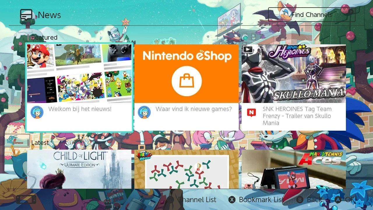 Holiday Sonic News | News | Switch Themes | Themezer