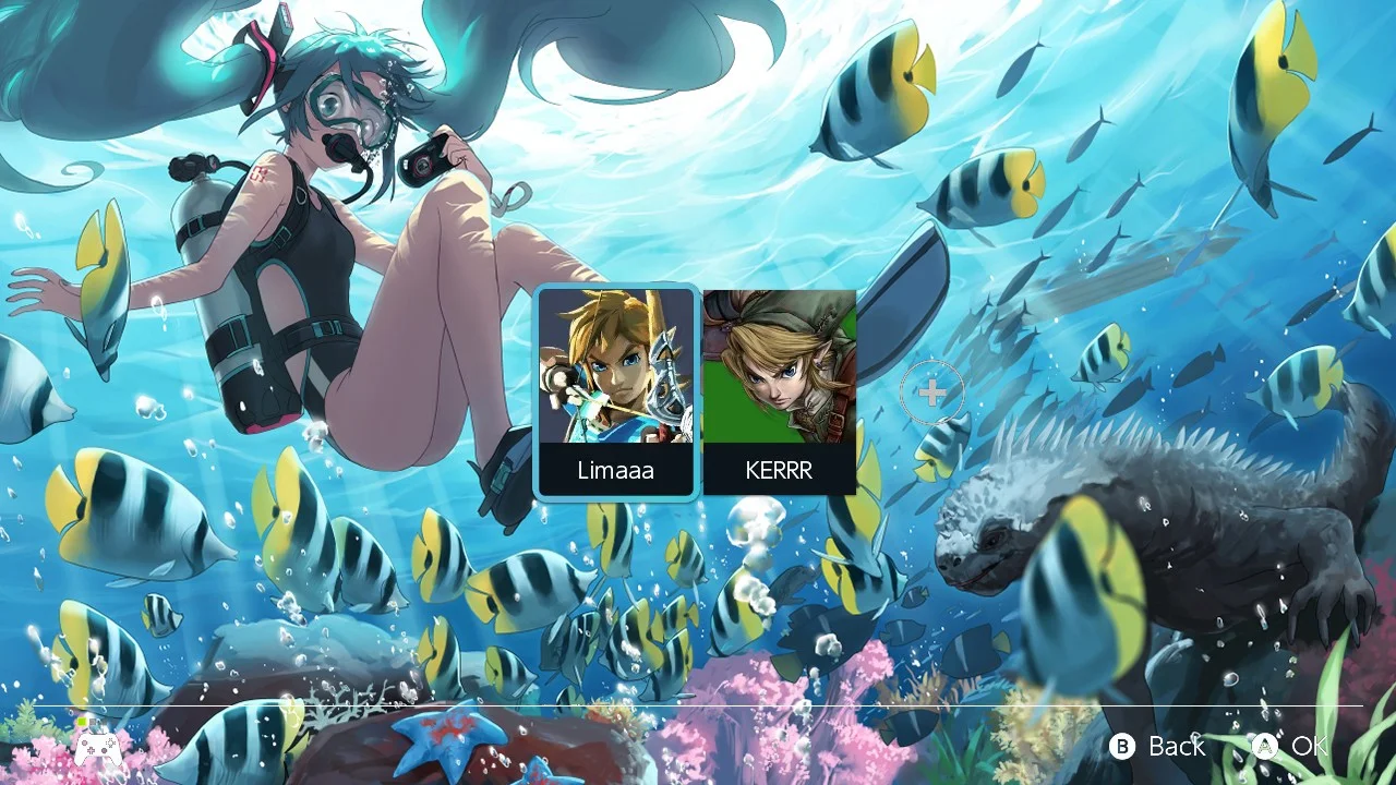 underwater Miku player select | Player Selection | Switch Themes | Themezer