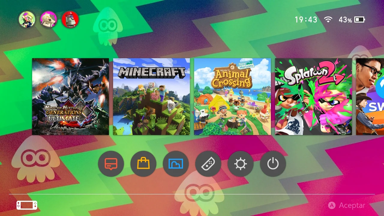 Splatoon 2 Theme Menu | Home Menu | Switch Themes | Themezer