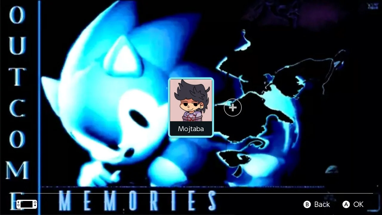 Outcome memories-player select sonic | Player Selection | Switch Themes | Themezer