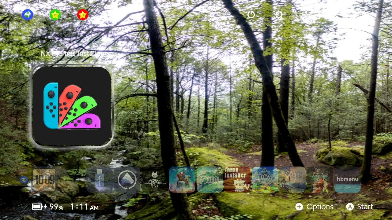 Seamless - Forest Stream Panorama | Home Menu | Switch Themes | Themezer