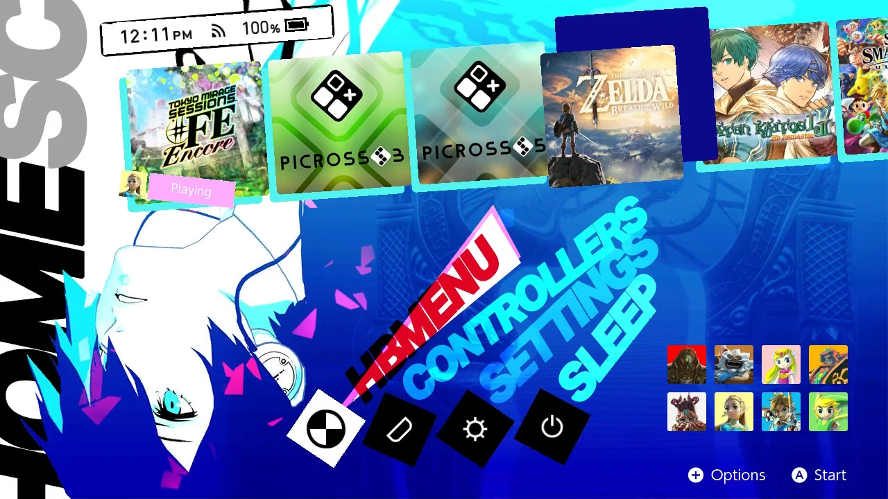 Evokers P3R v1.2.1 - Home Alt | Home Menu | Switch Themes | Themezer