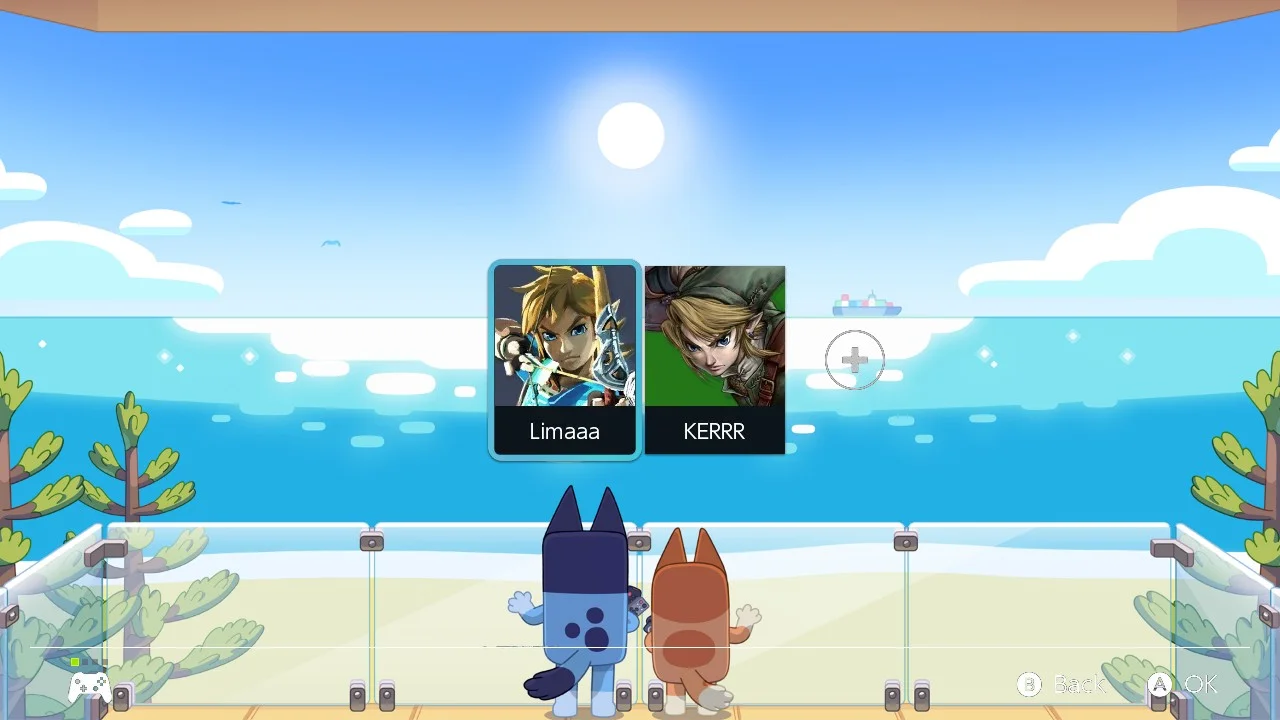 Bluey Player Selection Player Selection Switch Themes Themezer