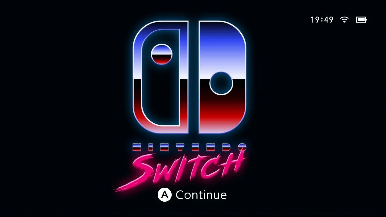 Nintendo Neon Black | Lockscreen | Switch Themes | Themezer