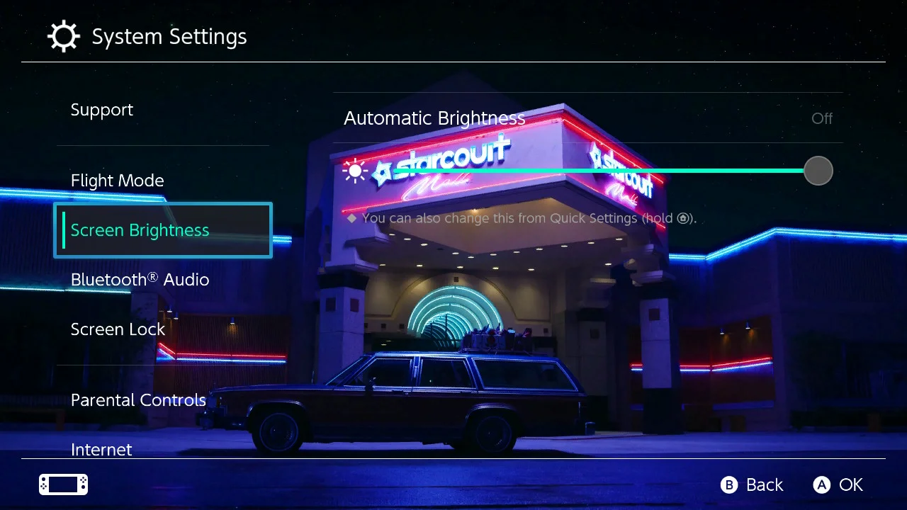 Stranger Things | Settings | Switch Themes | Themezer