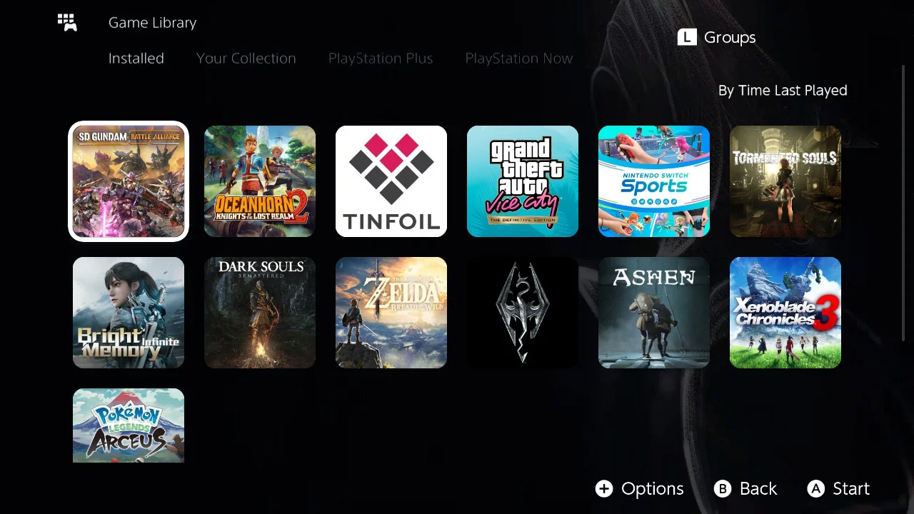 PS5 Game Library Final | All Apps | Switch Themes | Themezer