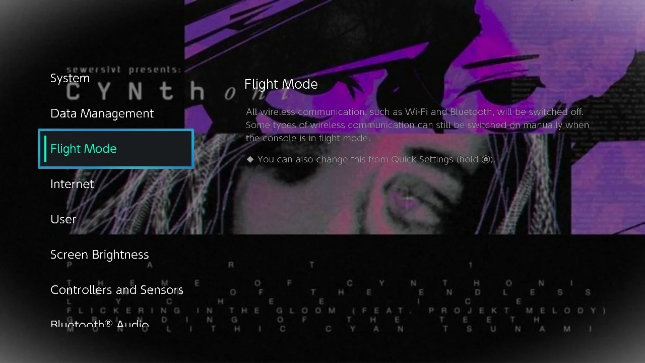 Sewerslvt & Cynthoni Settings Screen | Settings | Switch Themes | Themezer