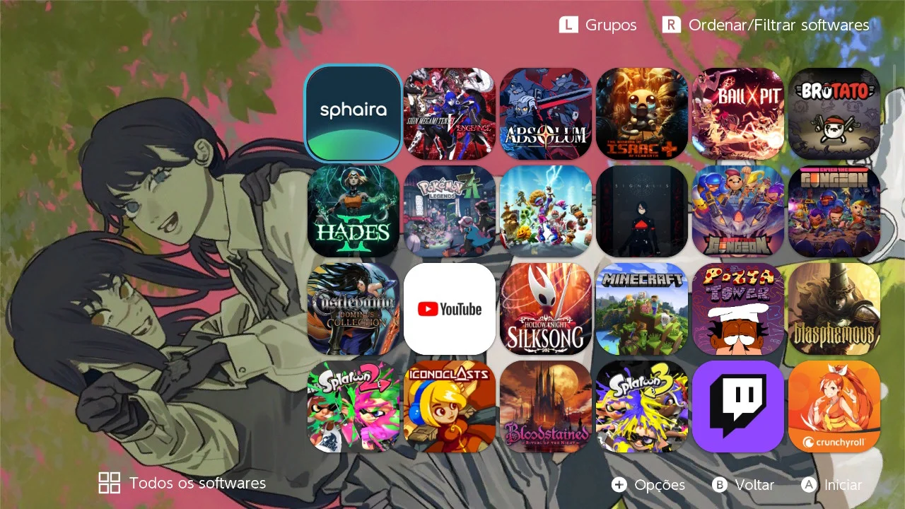 Yoru and Asa | All Apps | Switch Themes | Themezer