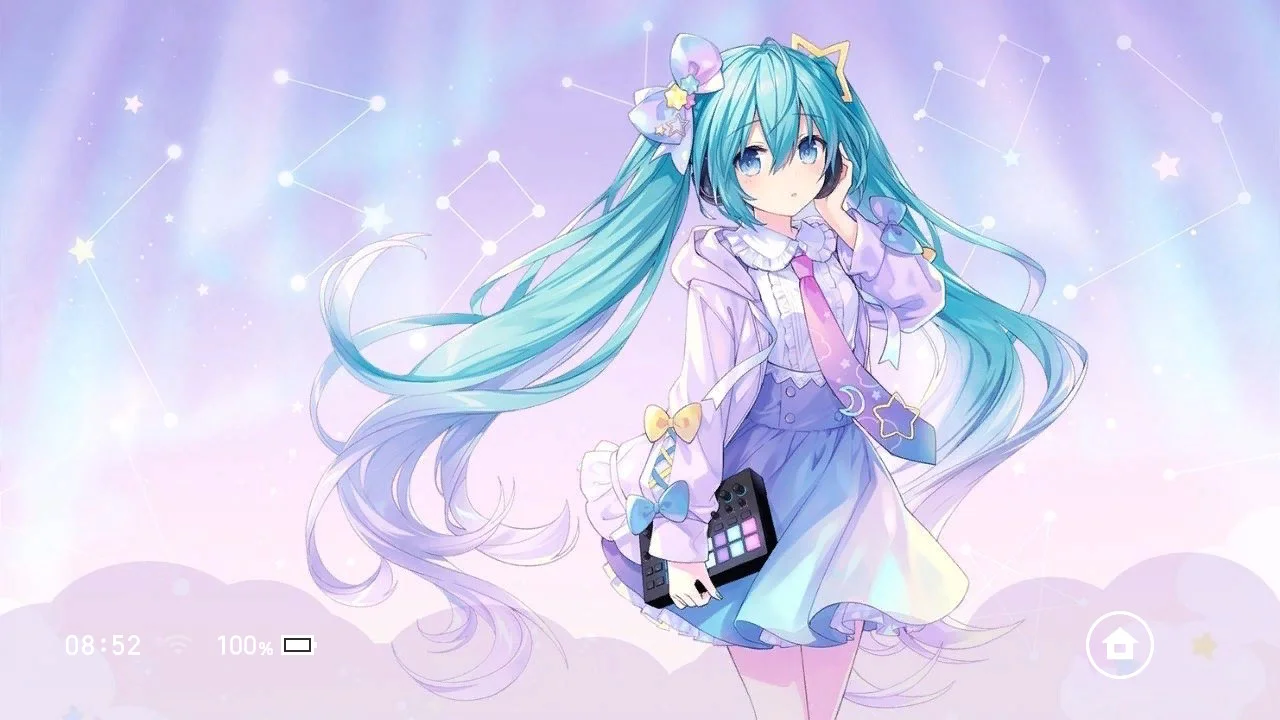 Stars Miku Lock screen | Lockscreen | Switch Themes | Themezer