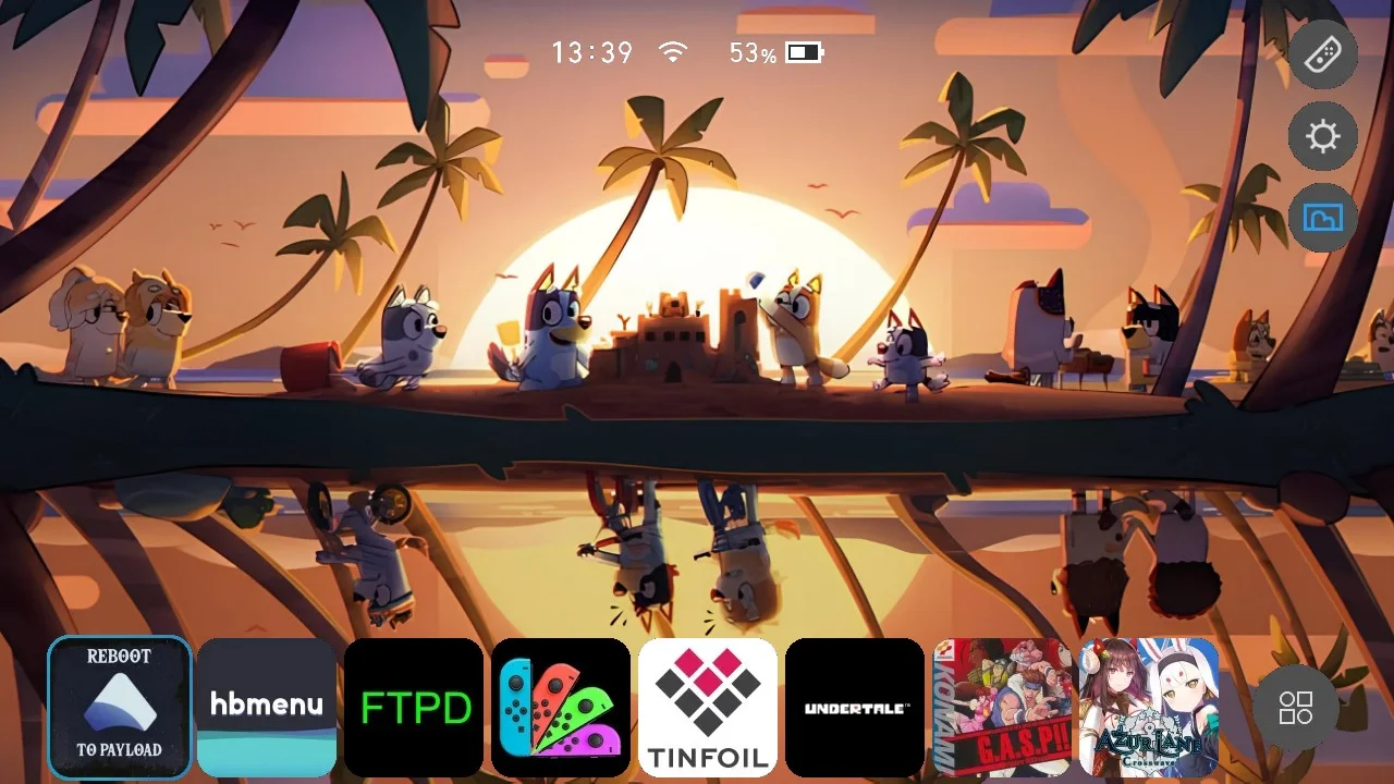 bluey home menu | Home Menu | Switch Themes | Themezer