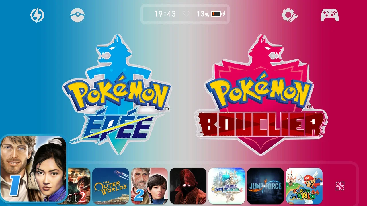 Pokémon SwordSheld - Home SX | Home Menu | Switch Themes | Themezer