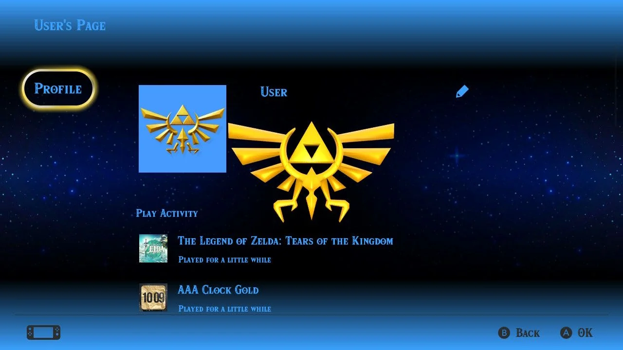 Seamless V3 - Zelda 7 Sages - Wing Crest | User Page | Switch Themes ...