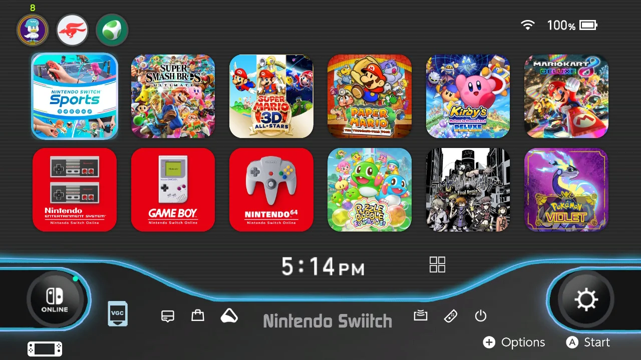 Dark Wii Menu - (Home) | Home Menu | Switch Themes | Themezer