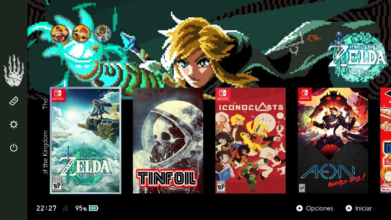 Ultrahand (Zelda Tears of The Kingdom) Vertical | Home Menu | Switch ...