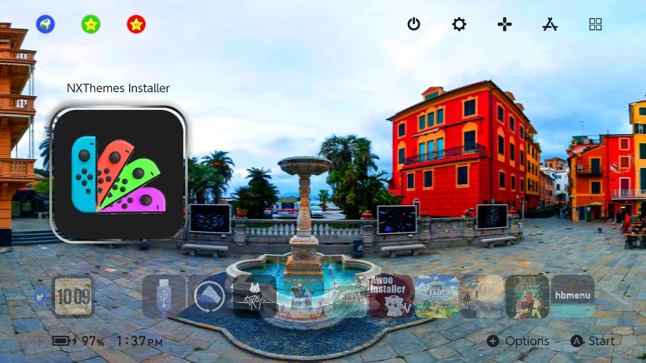 Seamless - Palm Town Panorama | Home Menu | Switch Themes | Themezer