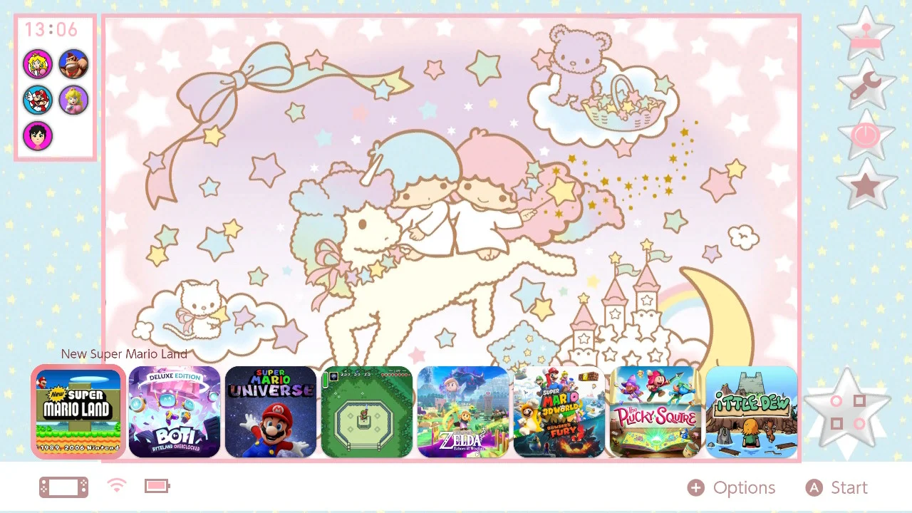 Little Twin Stars - Home | Home Menu | Switch Themes | Themezer