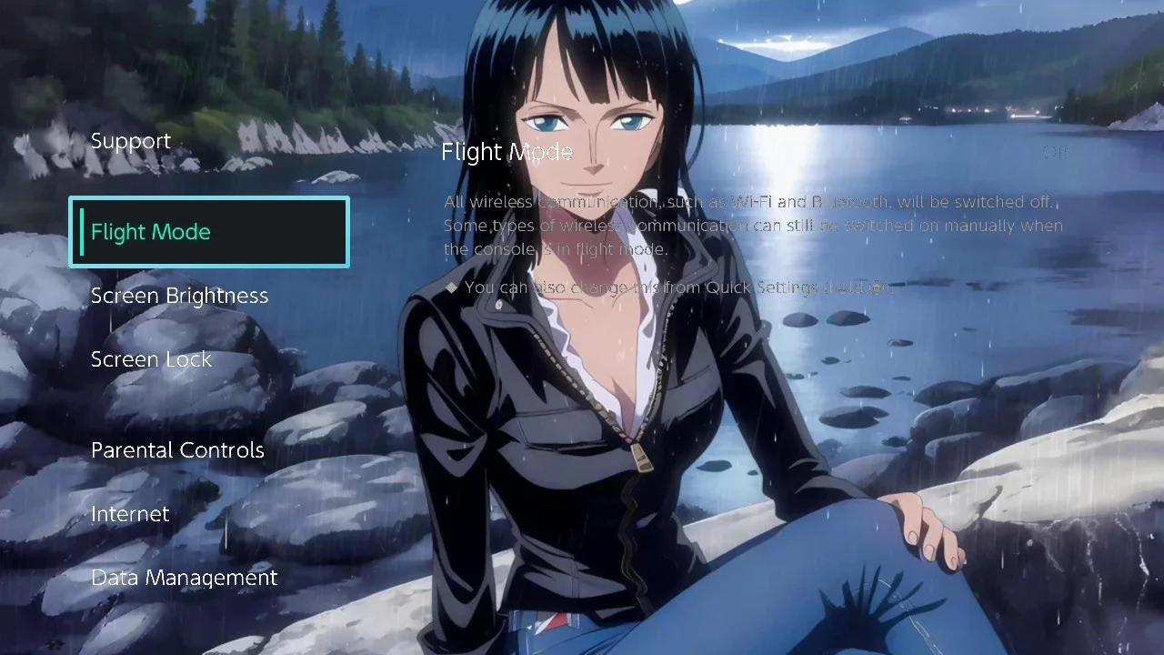 Nico Robin Settings | Settings | Switch Themes | Themezer