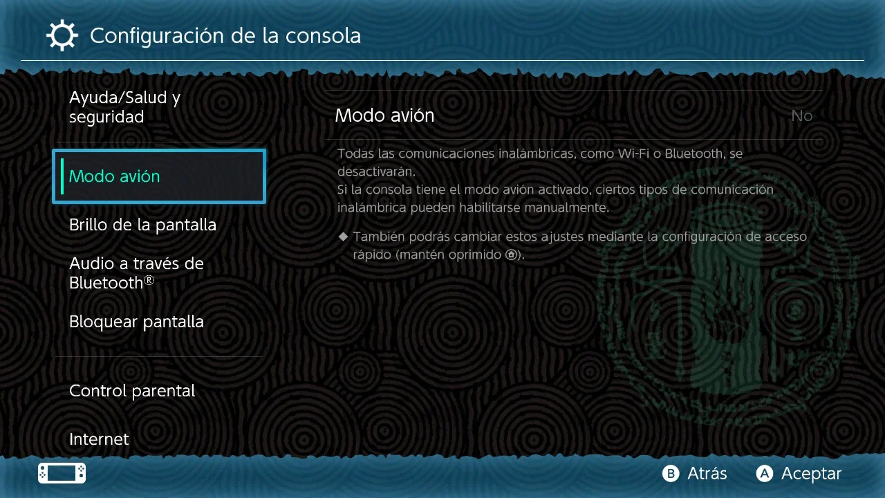 Zelda TOTK - Settings Screeen | Settings | Switch Themes | Themezer