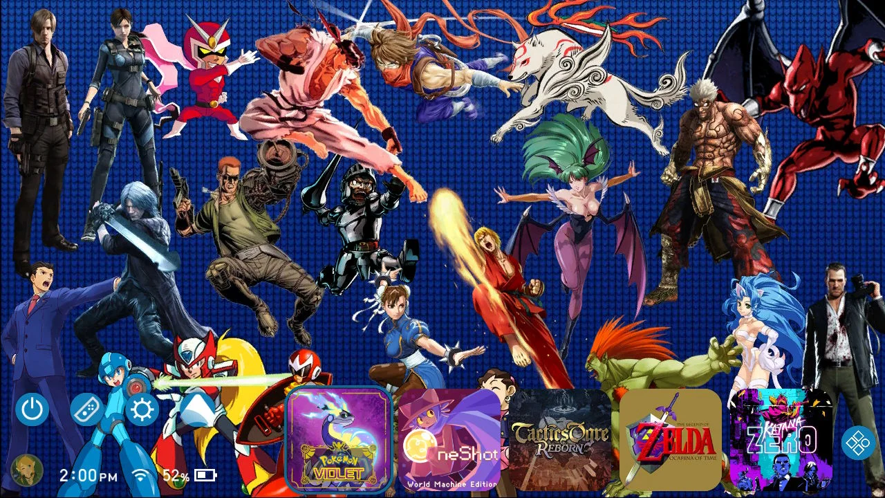 Capcom (homemenu) | Home Menu | Switch Themes | Themezer
