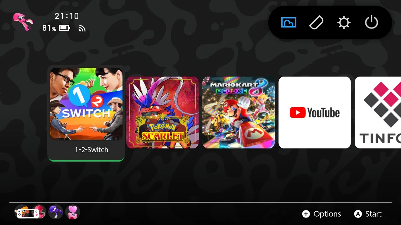 CustomHome | Home Menu | Switch Themes | Themezer