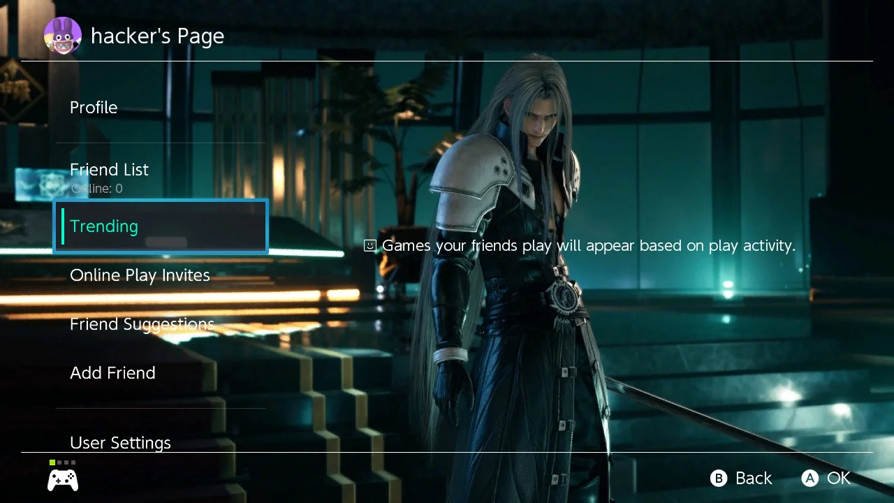 Sephiroth | User Page | Switch Themes | Themezer
