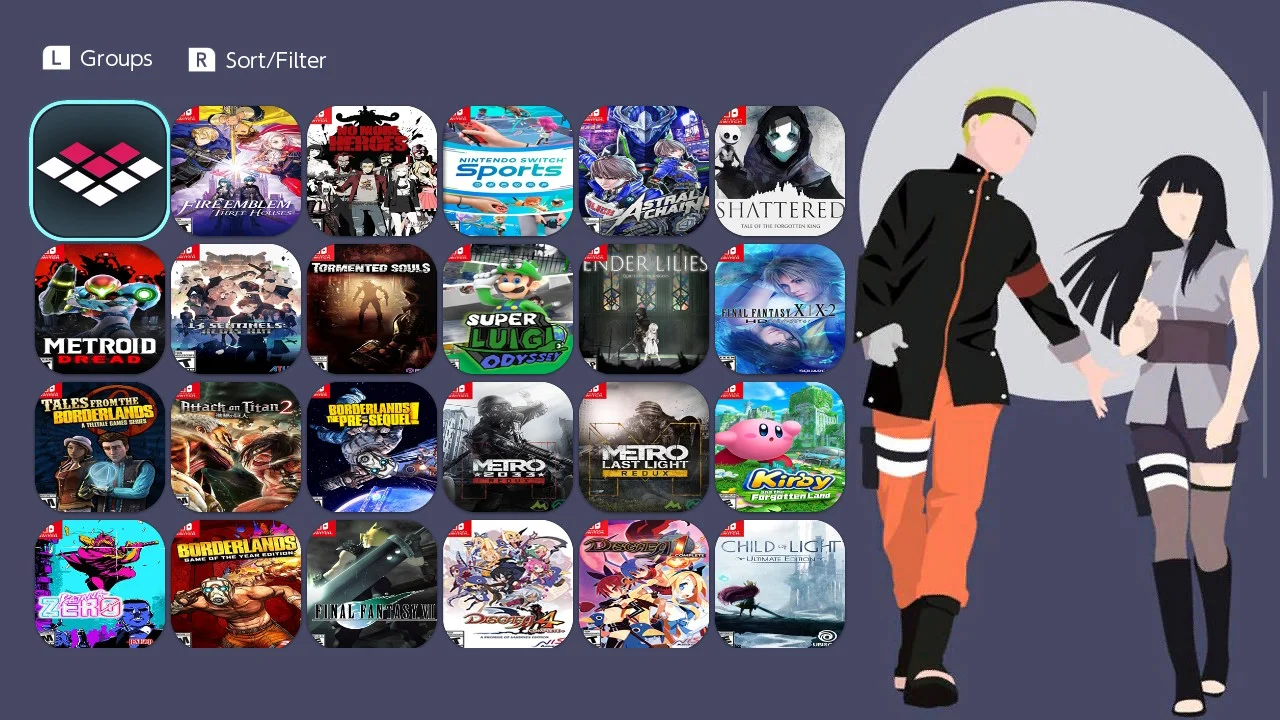Naruto x Hinata by Mike (allapps) | All Apps | Switch Themes | Themezer