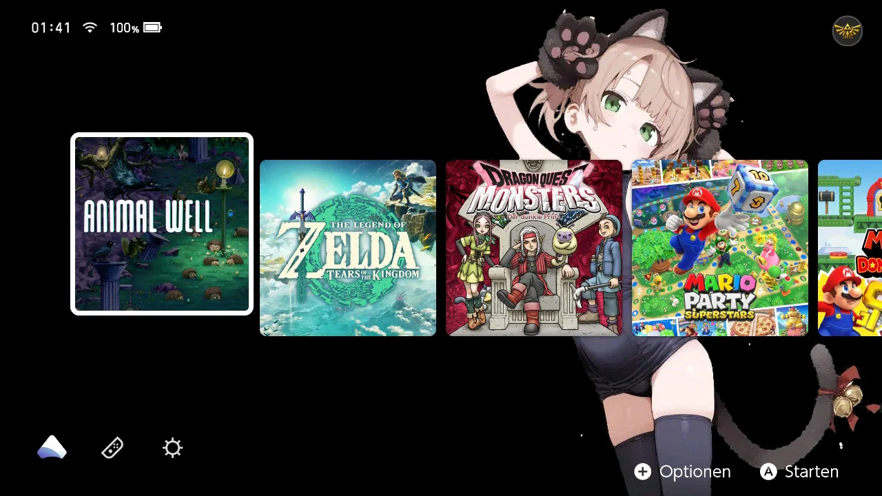 Project Clean x Catgirl | Home Menu | Switch Themes | Themezer