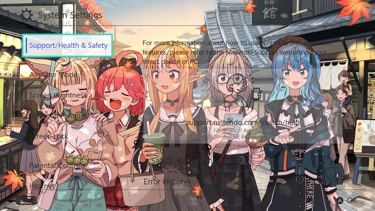 Shiranui Kensetsu Settings | Settings | Switch Themes | Themezer