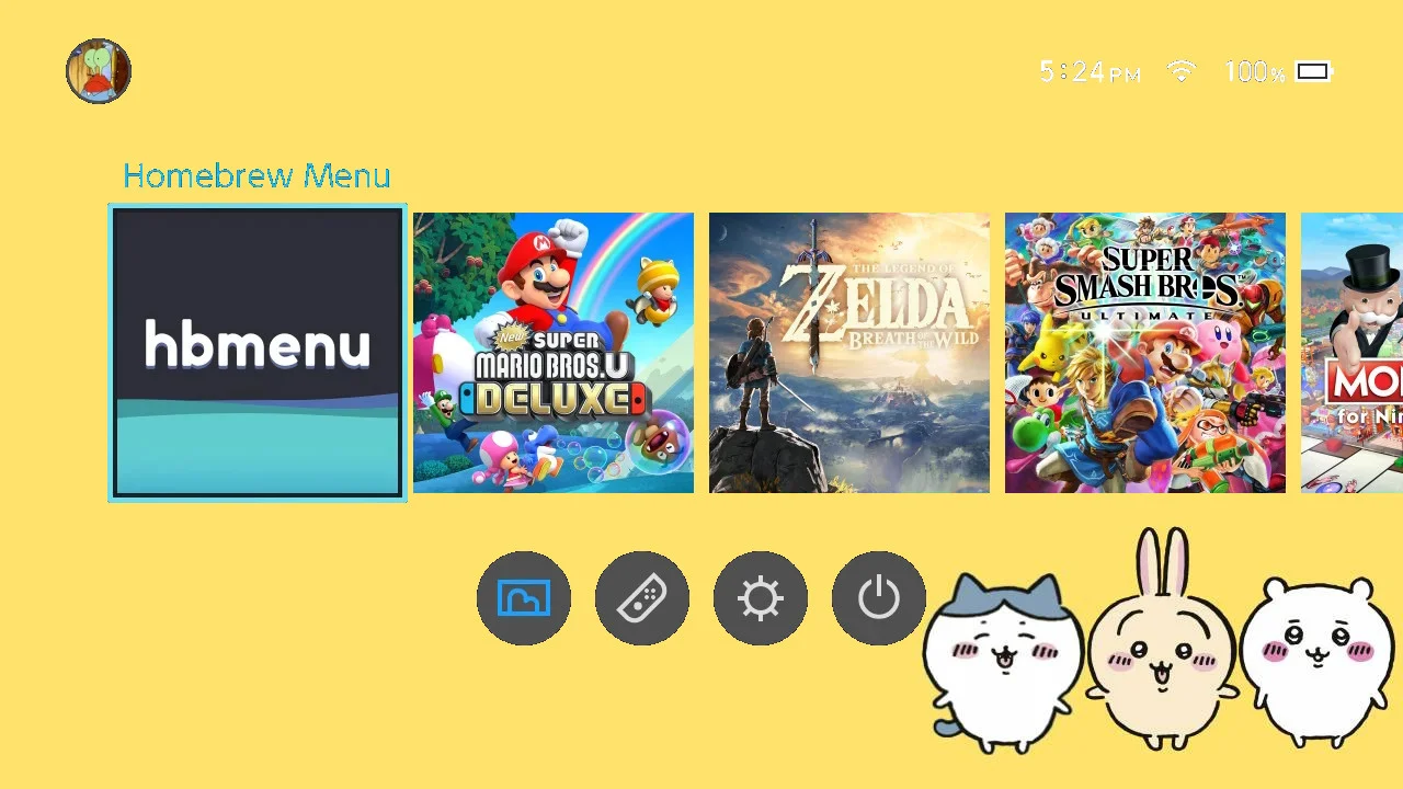 Chiikawa Home | Home Menu | Switch Themes | Themezer