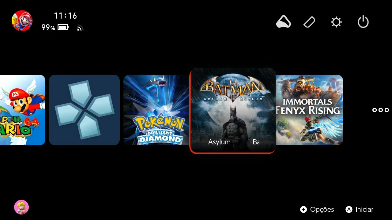 Spodeck - Red Version - OLED - home | Home Menu | Switch Themes | Themezer