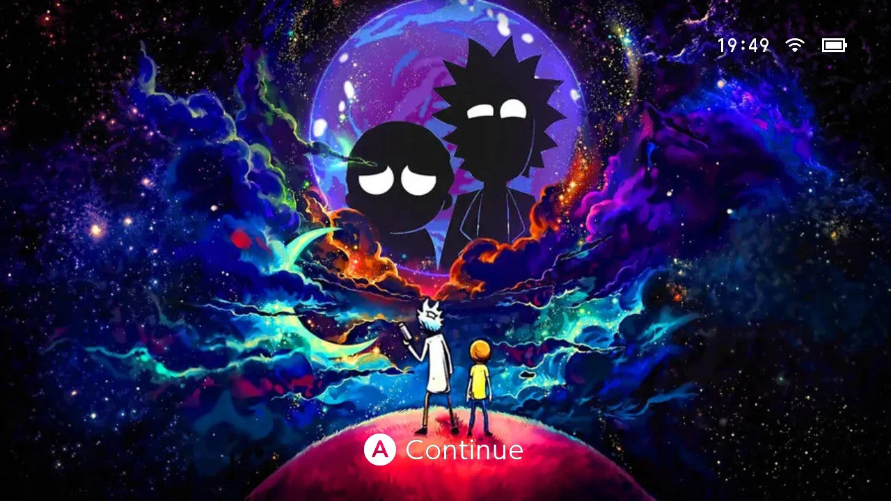 Clean Rick and Morty Lock | Lockscreen | Switch Themes | Themezer