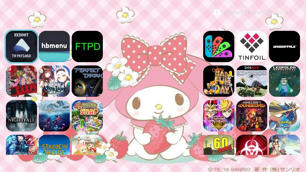 MY MELODY STRAWBERRY | All Apps | Switch Themes | Themezer
