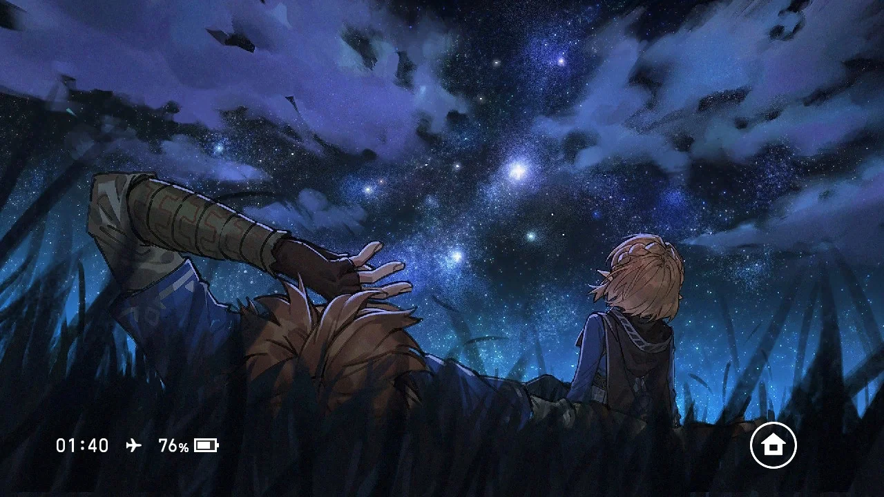 Zelda y Link tumbaditos de chill | Lockscreen | Switch Themes | Themezer