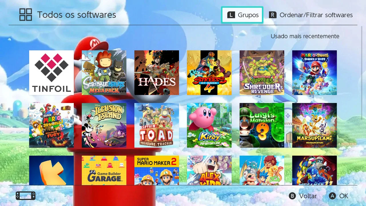 Mario Wonder | Home Menu | Switch Themes | Themezer