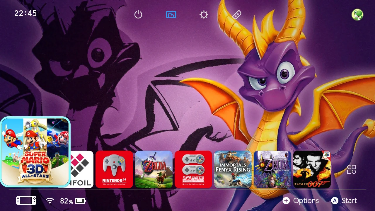 Spyro home menu animated icons | Home Menu | Switch Themes | Themezer