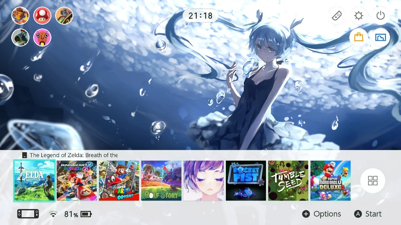 underwater miku homemenu | Home Menu | Switch Themes | Themezer