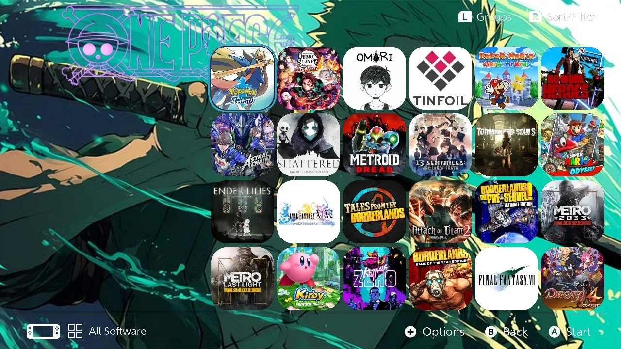one piece all apps | All Apps | Switch Themes | Themezer