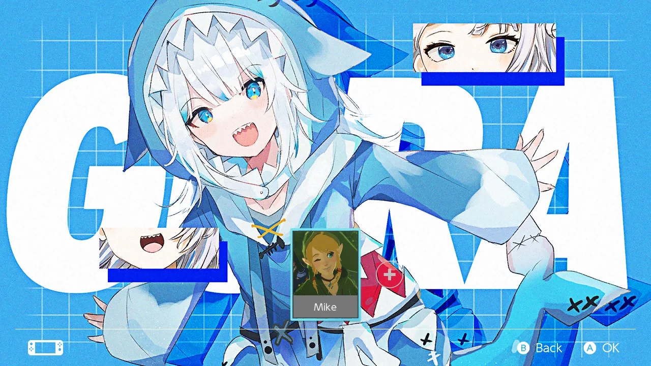 Gawr Gura (playerselect) | Player Selection | Switch Themes | Themezer