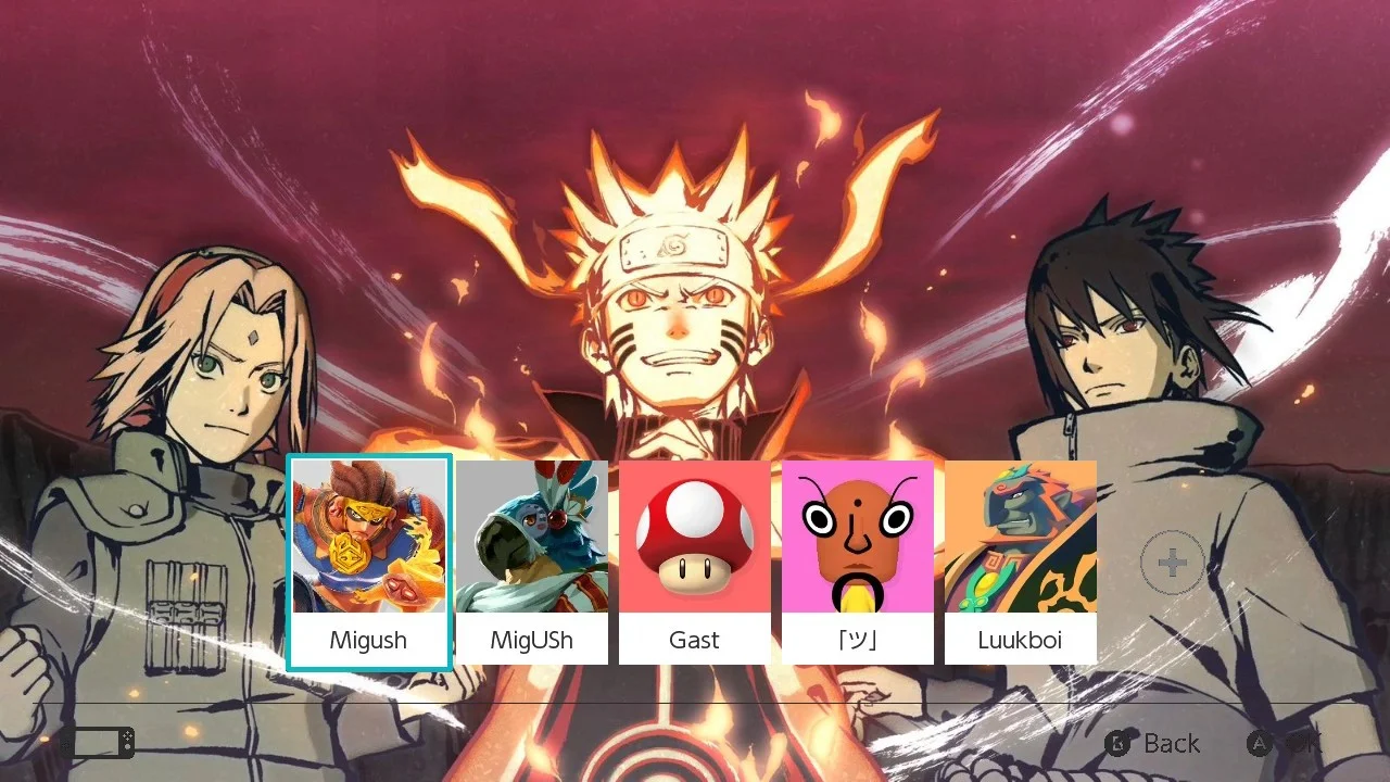 Naruto - Player Selection | Player Selection | Switch Themes | Themezer