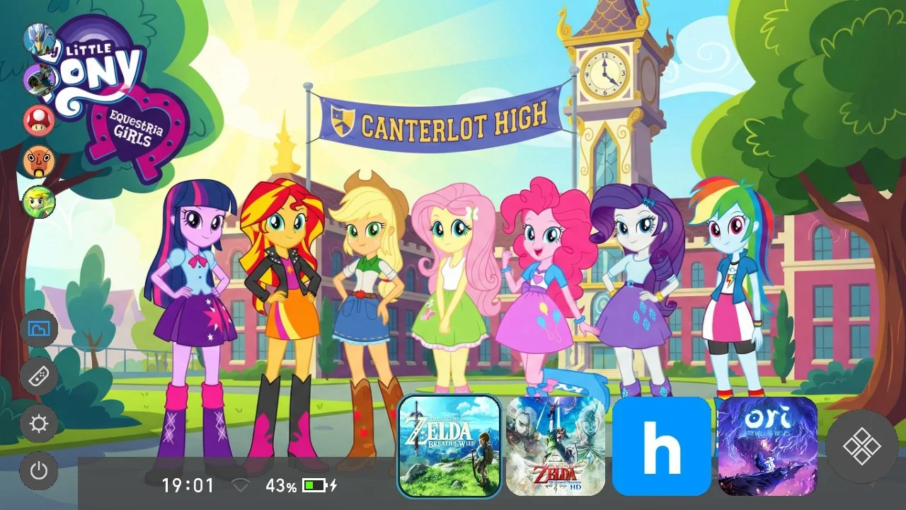 My Little Pony: Equestria GIrls Mane 7 | Home Menu | Switch Themes ...