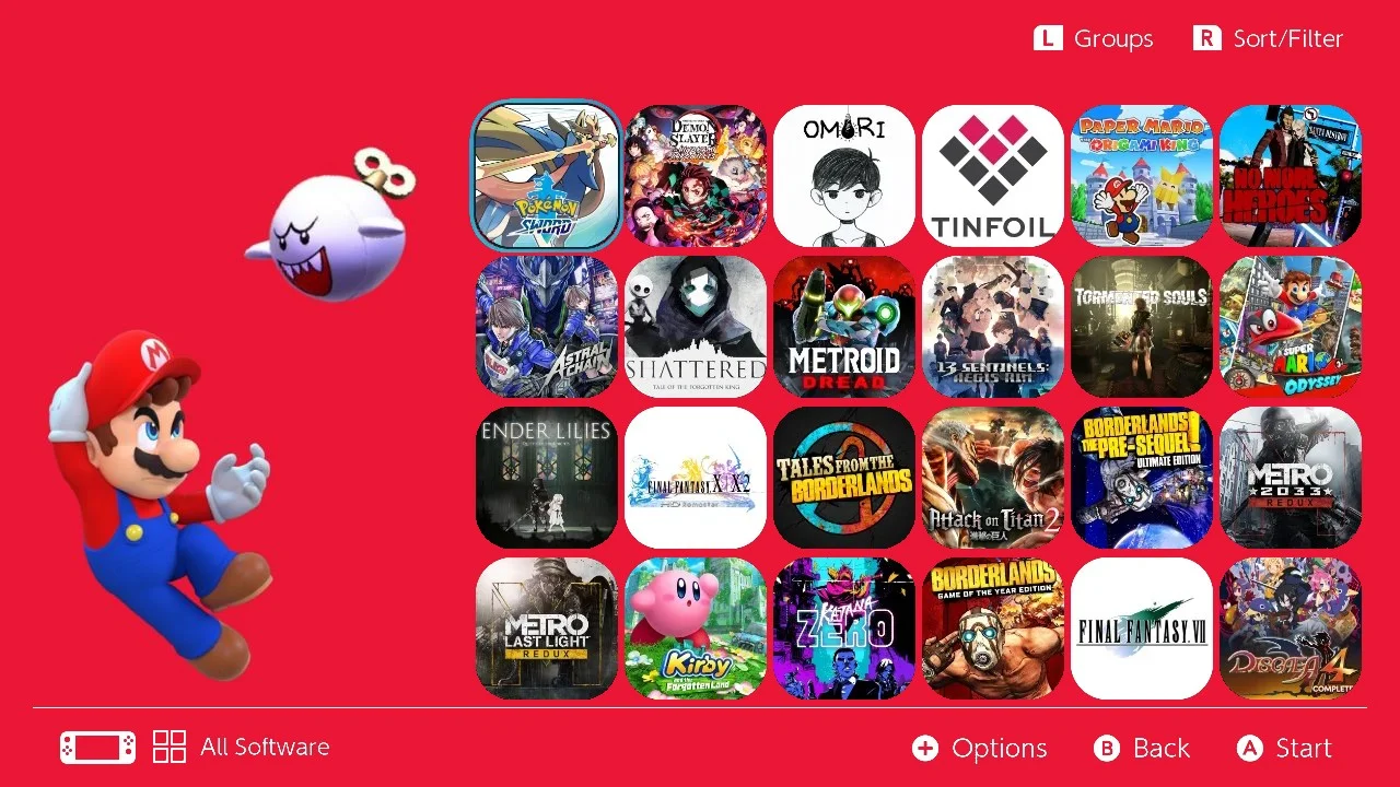 all apps mario vs boo | All Apps | Switch Themes | Themezer