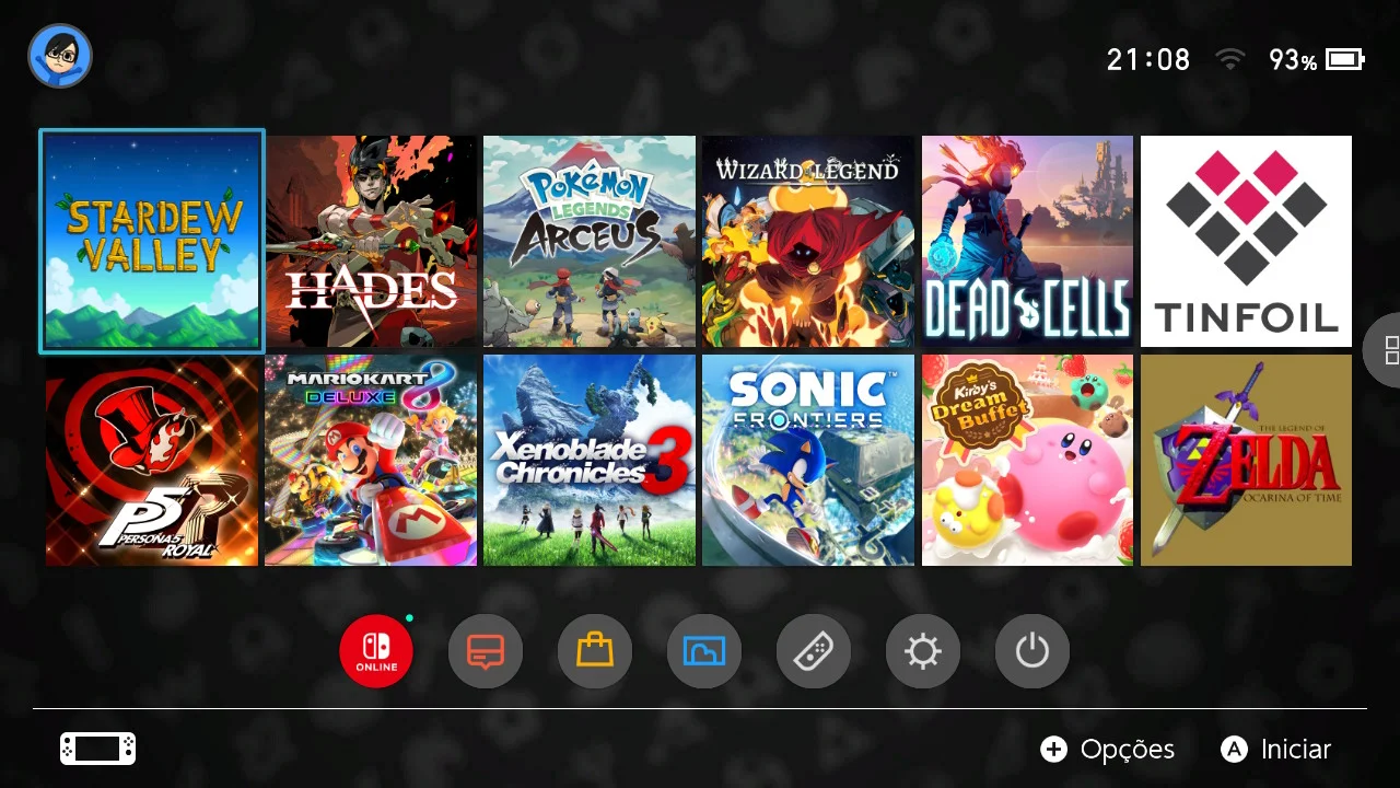 Smash Icons (home, two rows) | Home Menu | Switch Themes | Themezer