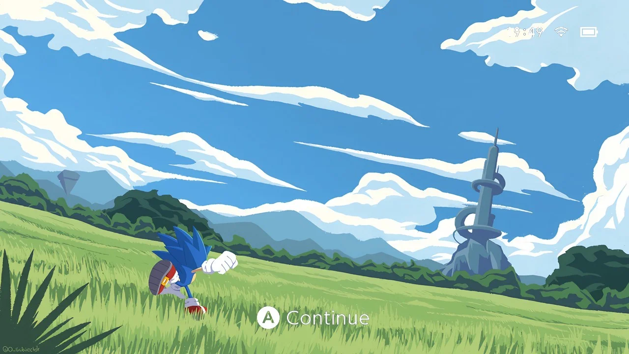 Sonic Frontiers Lock Screen | Lockscreen | Switch Themes | Themezer