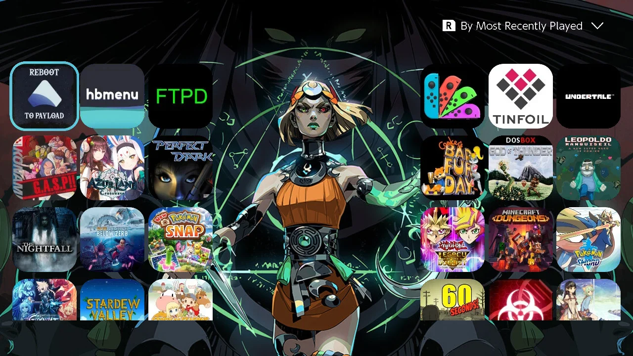 Hades 2 all apps | All Apps | Switch Themes | Themezer