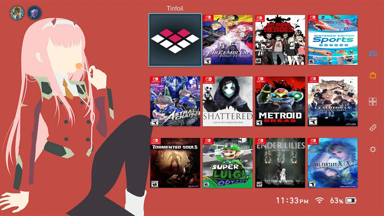 Zero Two by Mike (homemenu) | Home Menu | Themes | Themezer